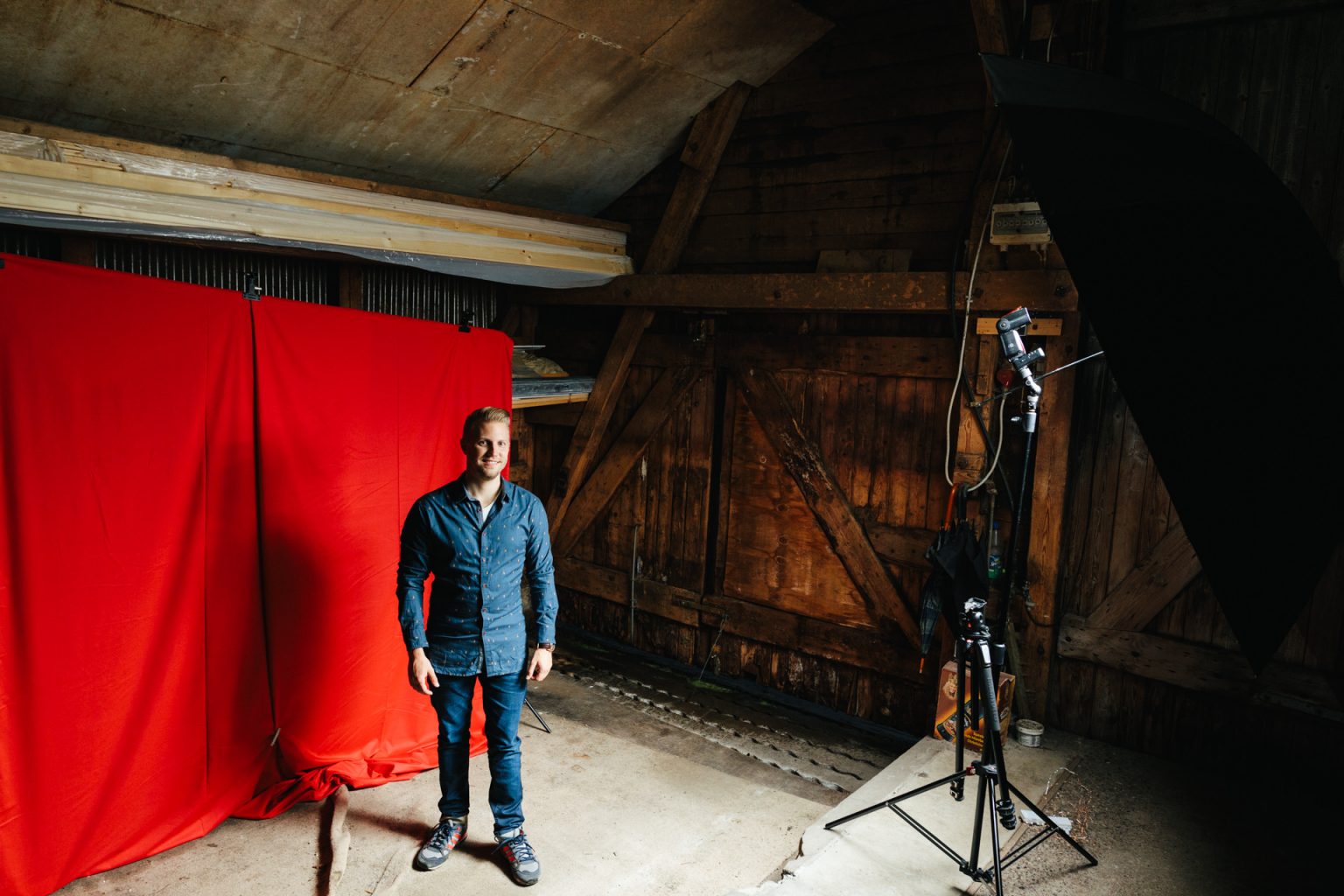 Behind the Scenes: Weihnachtliches Shoot für Chris Lass